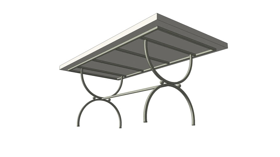 MWGD - 6'0x3'0_Provence Table | 3D Warehouse