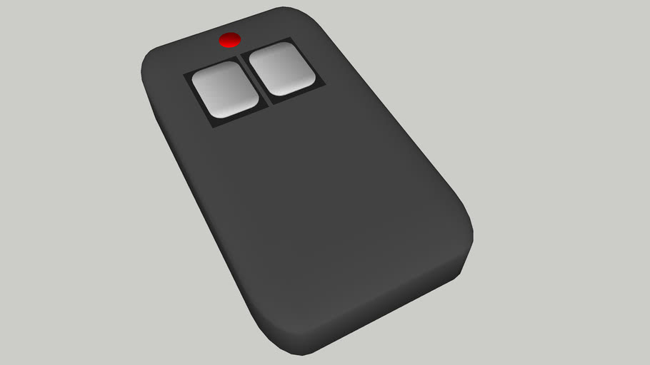 Bosch ISW-EN1235D Wireless Duress 2 Button Transmitter | 3D Warehouse