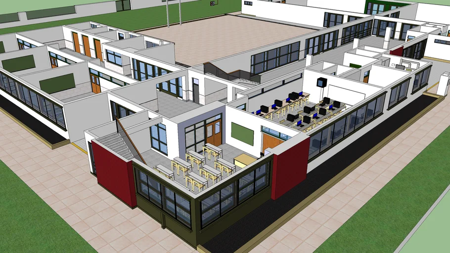 Escuela Secundaria N° 3 | 3D Warehouse