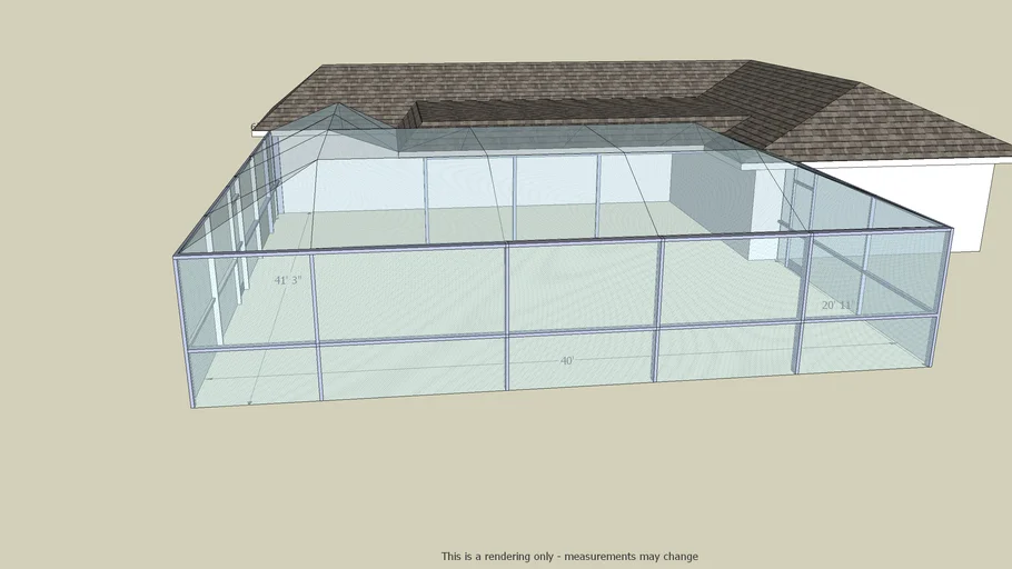 Screen cage | 3D Warehouse