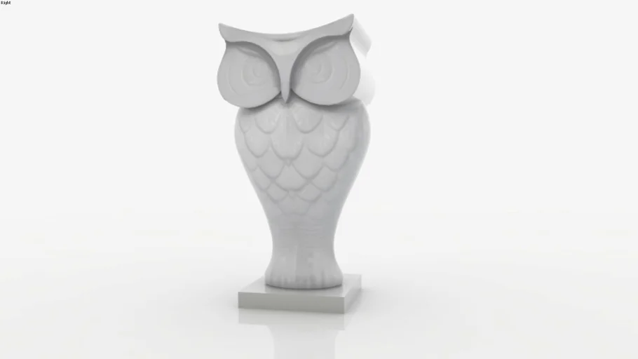 Owl sculpture | 3D Warehouse