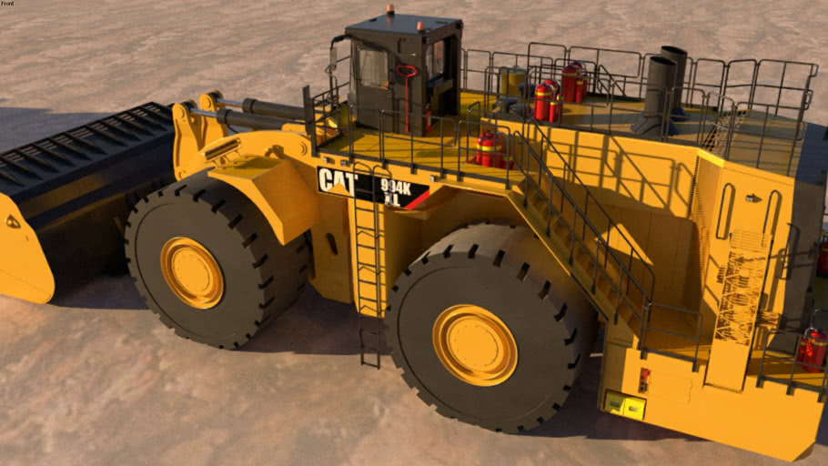 caterpillar 994k XL coal Wheel Loaders | 3D Warehouse