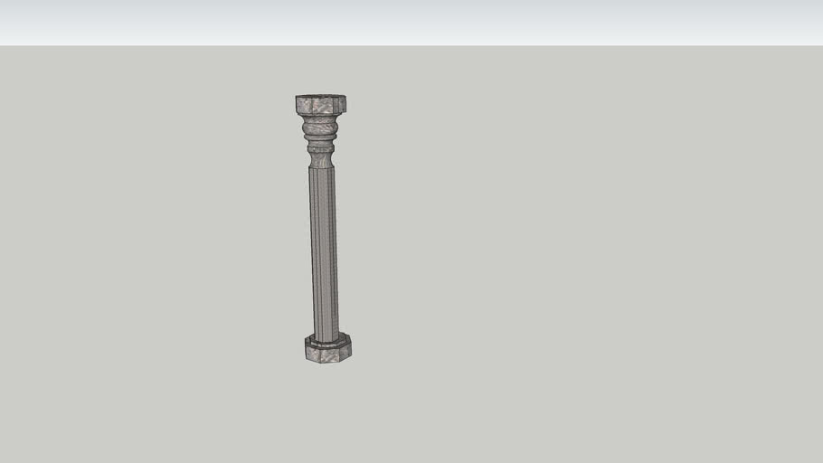 Sri lankan ancient column - polonnaruwa ruins | 3D Warehouse