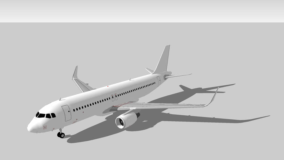 Airbus A320-232S Template (Reworked) | 3D Warehouse