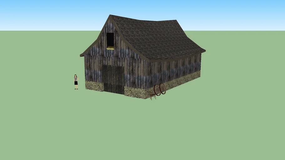 barn, stable, stal, Stall, farm, boerderij, Bauernhof | 3D Warehouse