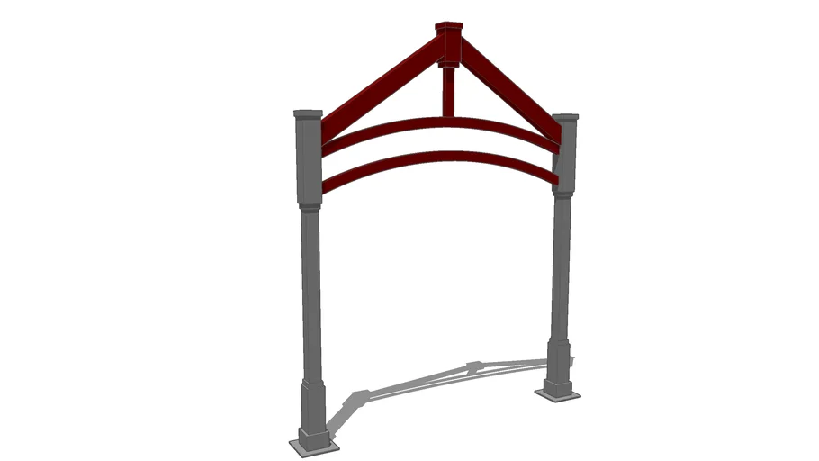 Trellis Entrance SIgn | 3D Warehouse