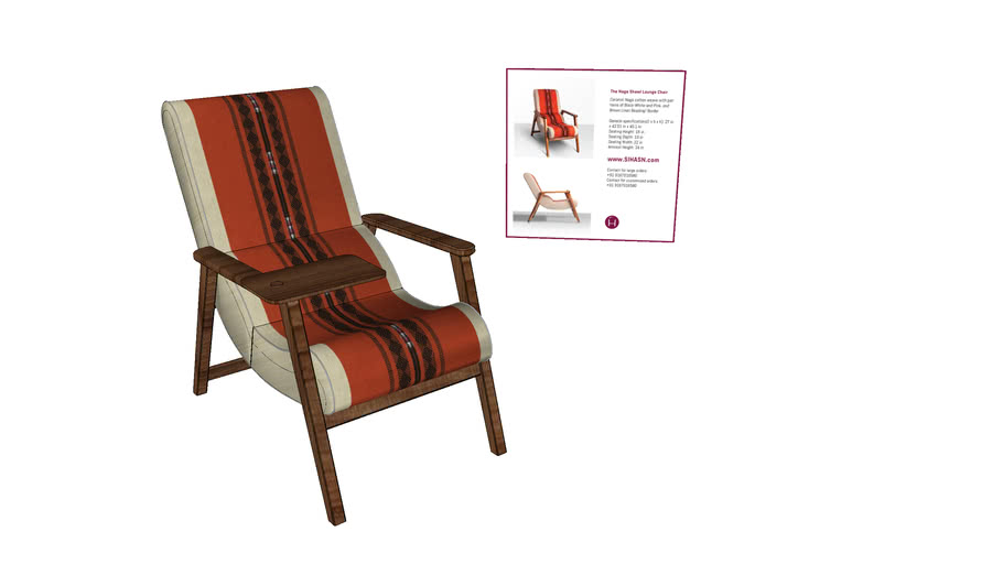 Lounge Chair- Indian fabric texture | 3D Warehouse