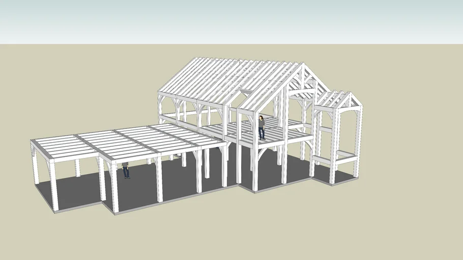 Amery Timber Frame | 3D Warehouse