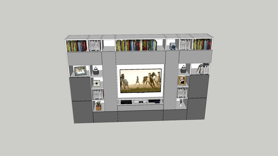 living library tv | 3D Warehouse