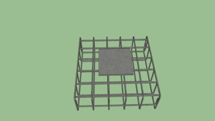 Ferragens para sapata de 60x60x60 + pilar de 10x30. | 3D Warehouse