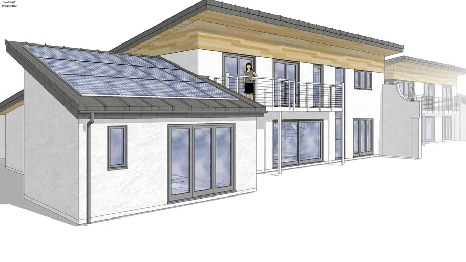 Passive House Pair Of | 3D Warehouse