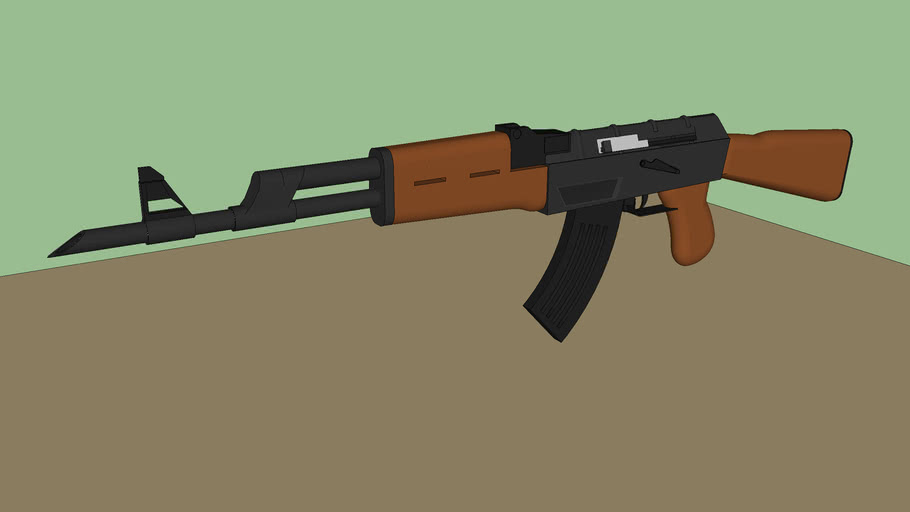 AK47 with single shot script | 3D Warehouse