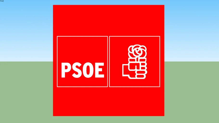 Logo cuadrados PSOE | 3D Warehouse