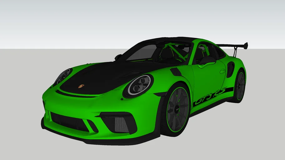 2018 Porsche 911 GT3 RS Weissach | 3D Warehouse