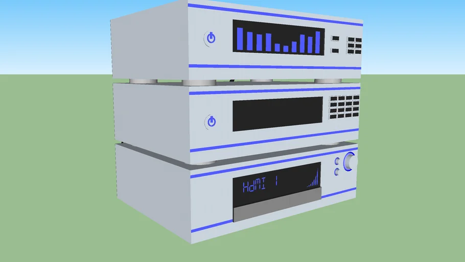 stereo system | 3D Warehouse