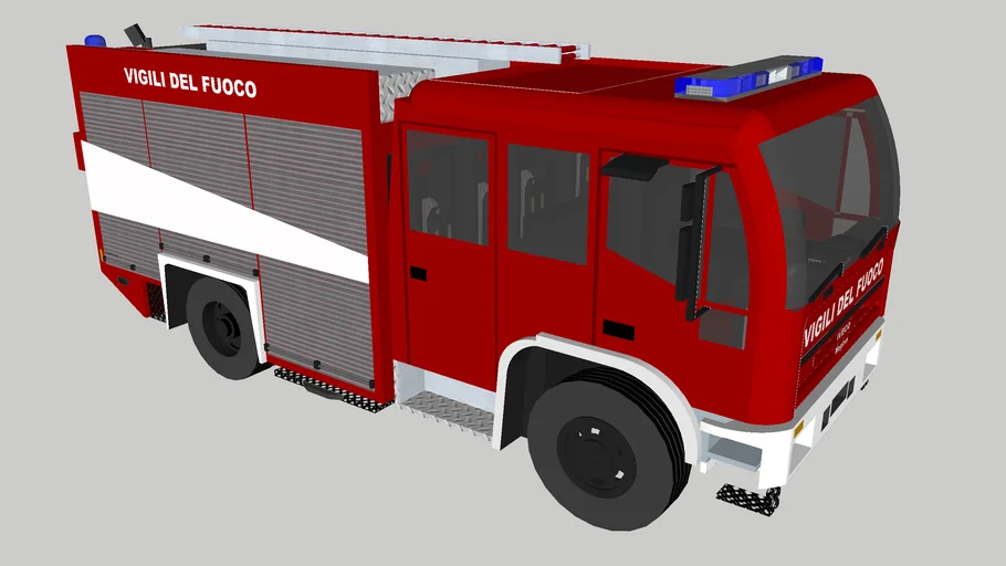 Iveco Magirus VIGILI DEL FUOCO | 3D Warehouse