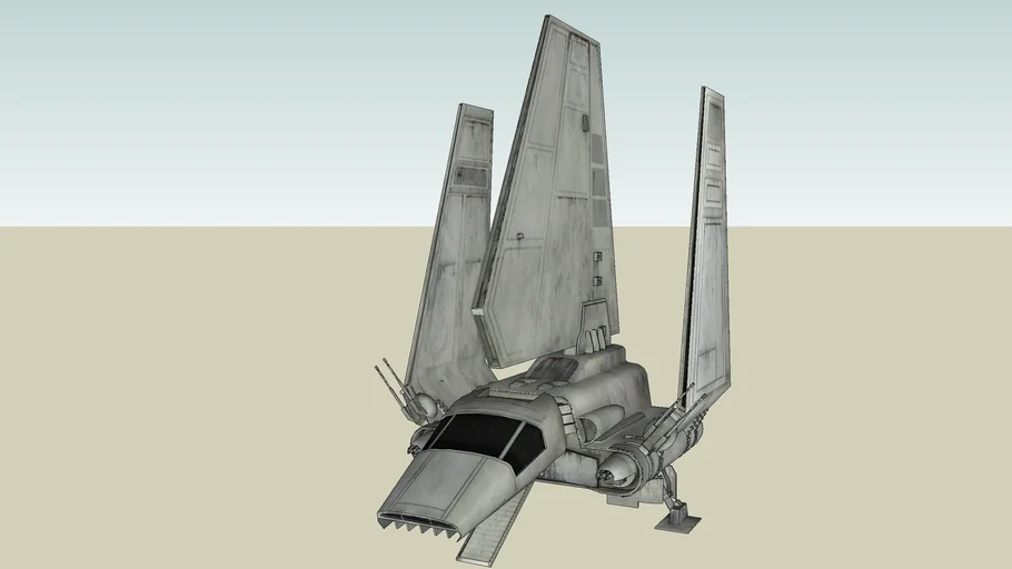 Lambda-class T-4a shuttle | 3D Warehouse