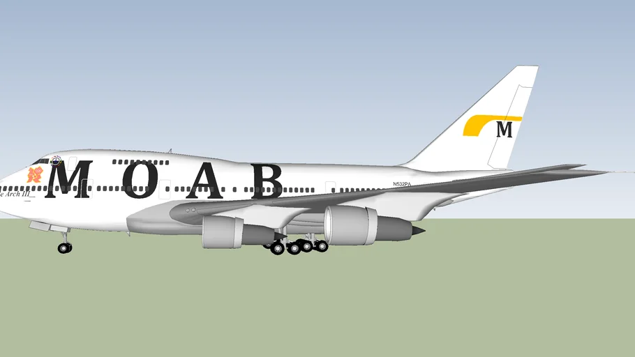 Moab International 747SP 21 (2012) FICTIONAL] | 3D Warehouse
