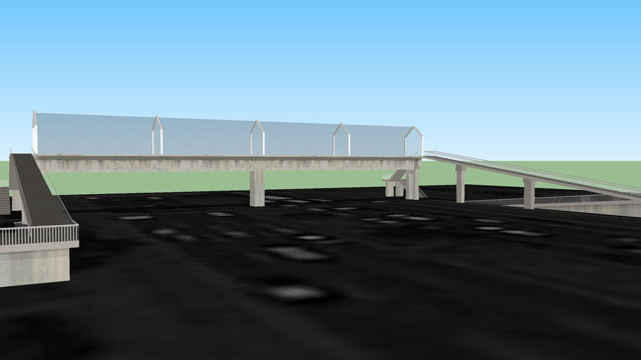 Cruce peatonal sobre Gral. Paz | 3D Warehouse