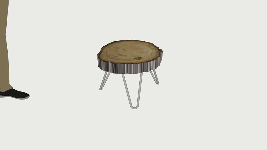 tree trunk side table | 3D Warehouse