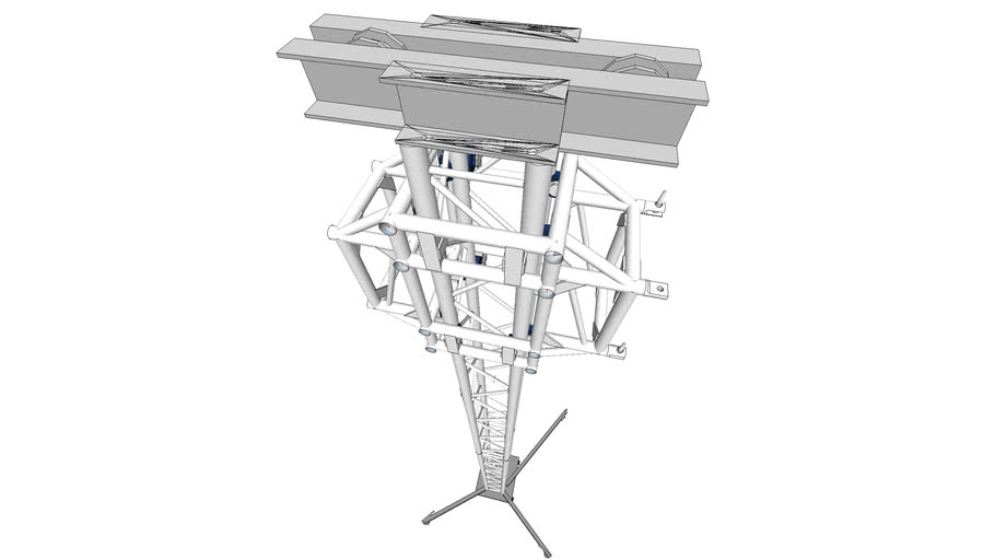 Global Truss self climbing rising tower | 3D Warehouse