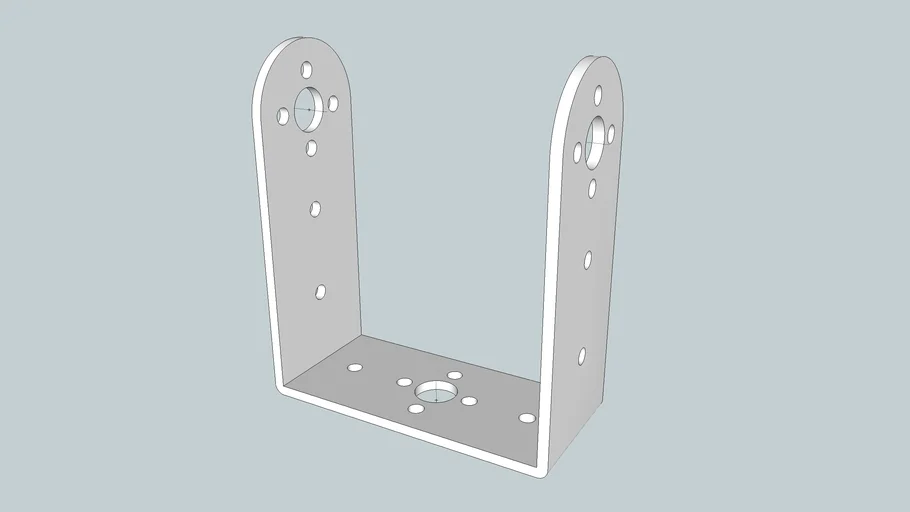 Servo Bracket U | 3D Warehouse
