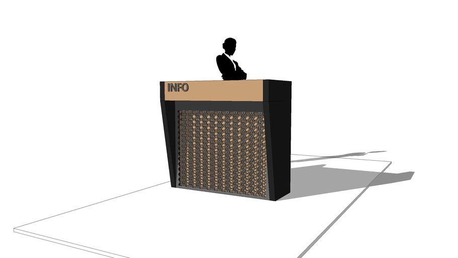 info desk- information desk | 3D Warehouse