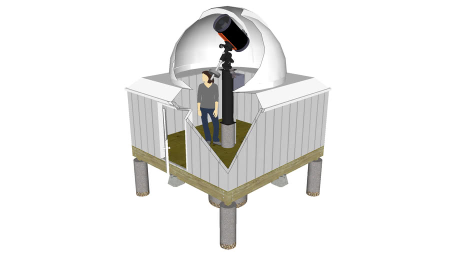 TAS Cypress Landing Observatory | 3D Warehouse