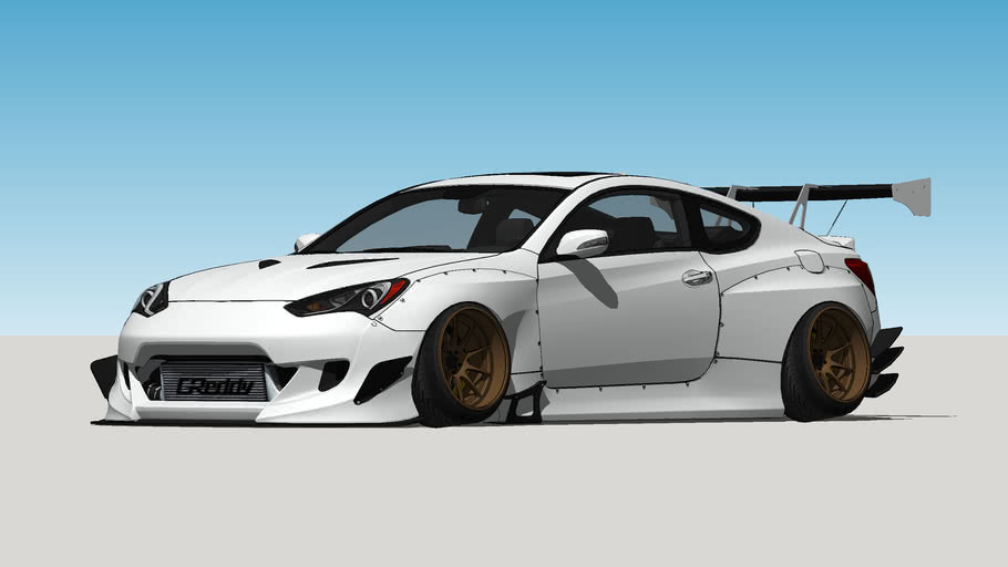 2013 Hyundai - Genesis Coupe Rocket Bunny Pandem * | 3D Warehouse