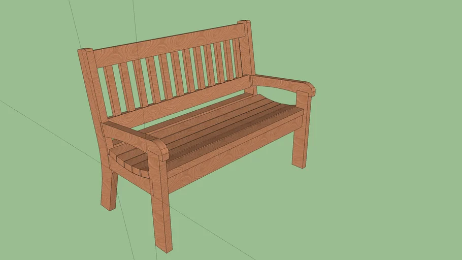 Outdoor Bench | 3D Warehouse