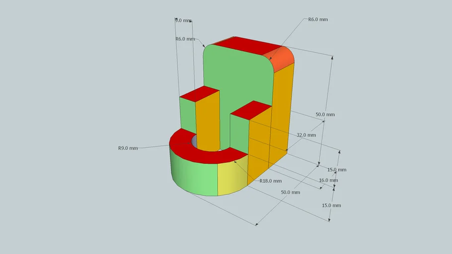 3D block 3] | 3D Warehouse