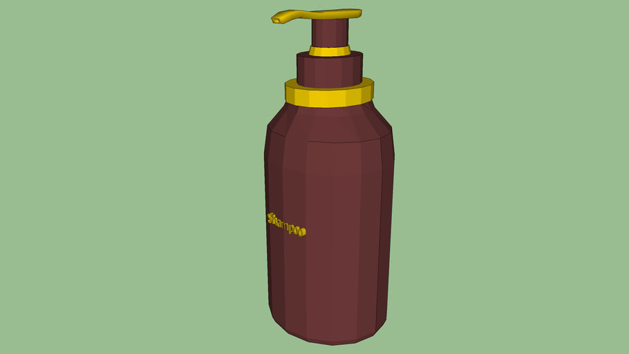 shampoo bottle | 3D Warehouse