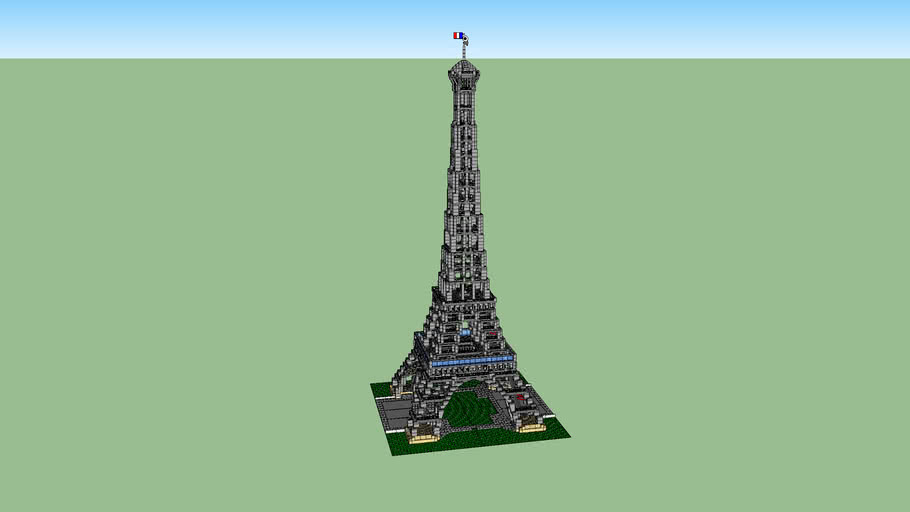 10181 Lego Eiffel Tower | 3D Warehouse