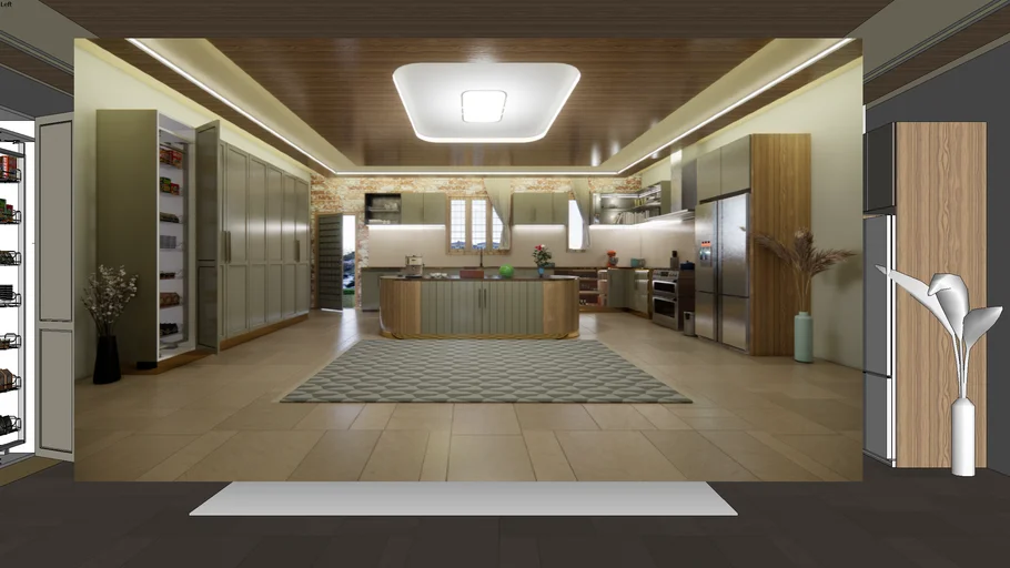 Kitchen_enscape ready | 3D Warehouse