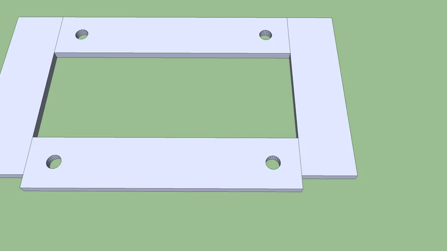 Hopper Mounting Plate | 3D Warehouse