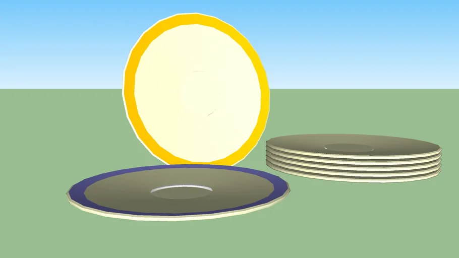 12' Dinner Plates | 3D Warehouse