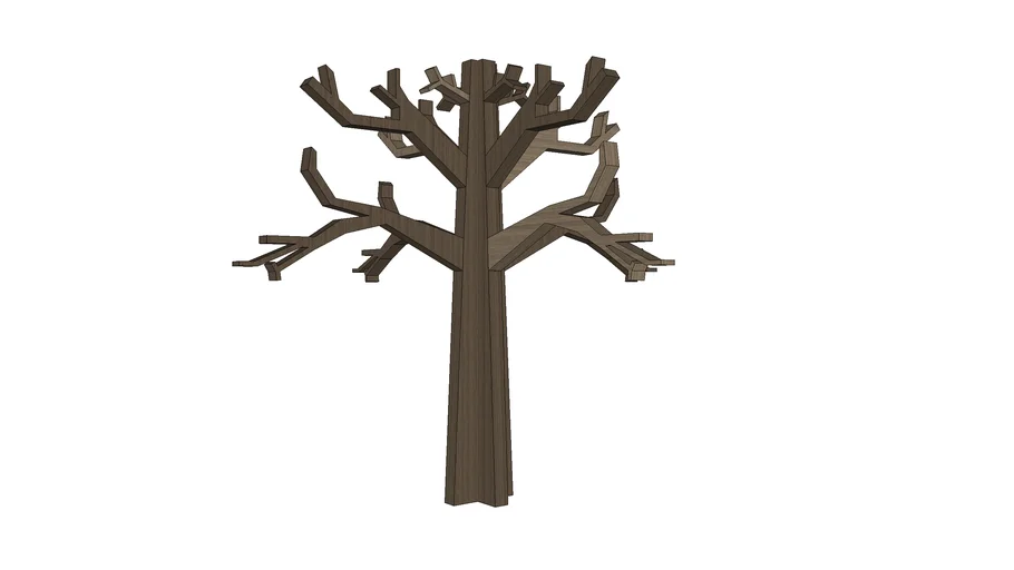 Wood tree #2 | 3D Warehouse