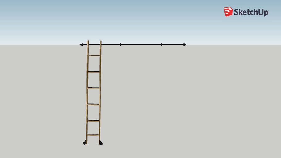 Library Ladder2 | 3D Warehouse
