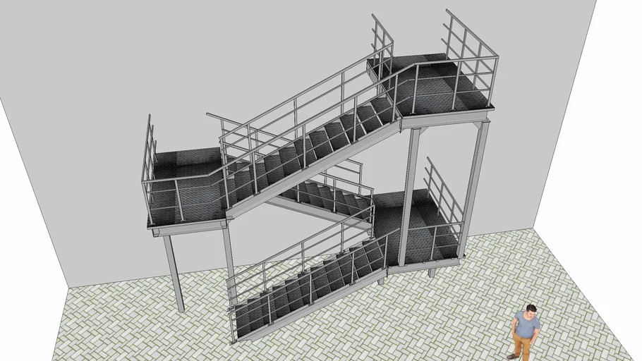 stairs_17 | 3D Warehouse