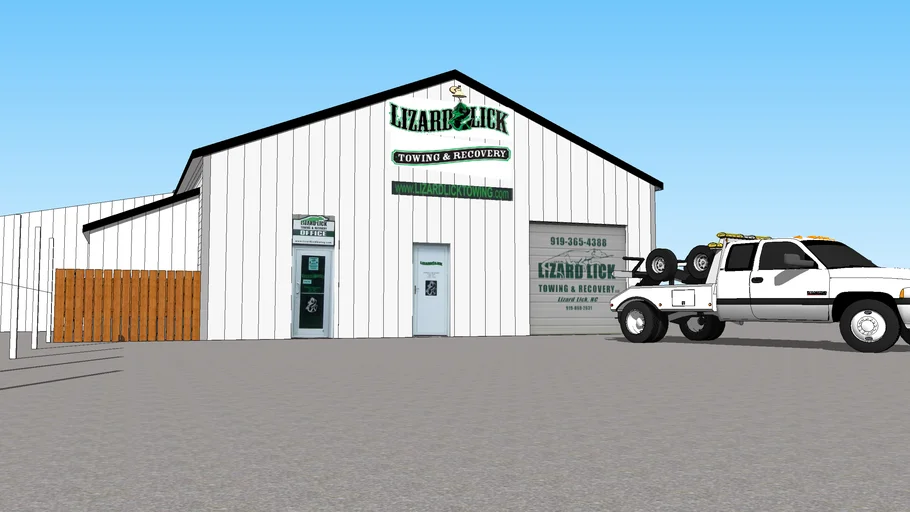 Lizard Lick Towing Lot Version 2 | 3D Warehouse