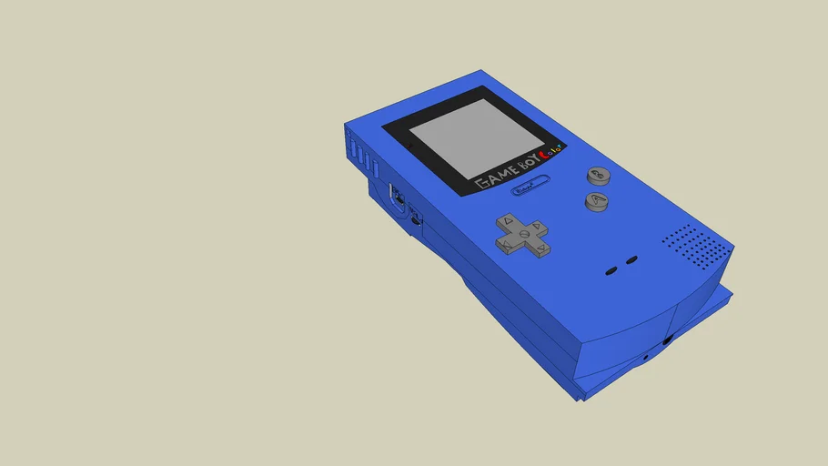 Game boy color. Its cool and im a beginer! :) | 3D Warehouse