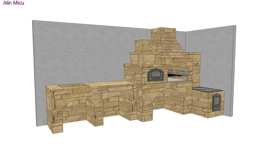 Cuptor gradina | 3D Warehouse