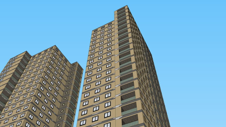 3 Rustly Cheap Flats | 3D Warehouse