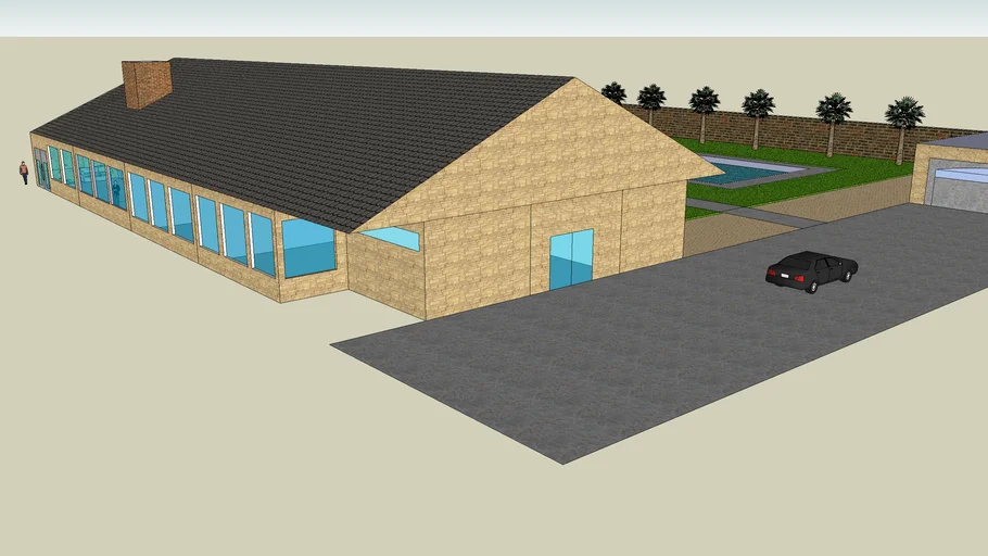 Moderate House | 3D Warehouse