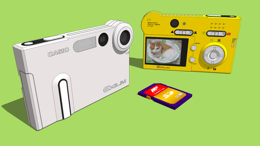 CASIO Digital Camera EXILIM EX-S20 (Japan:2003) | 3D Warehouse