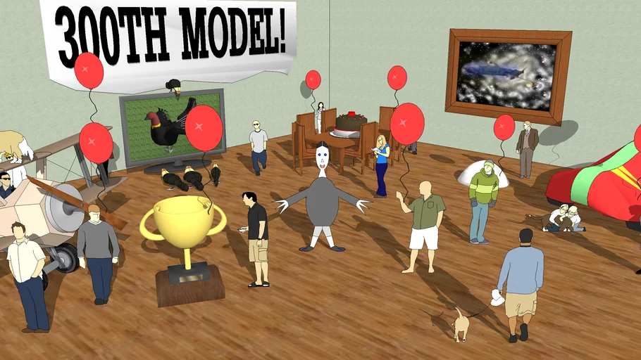 My 300TH model! | 3D Warehouse