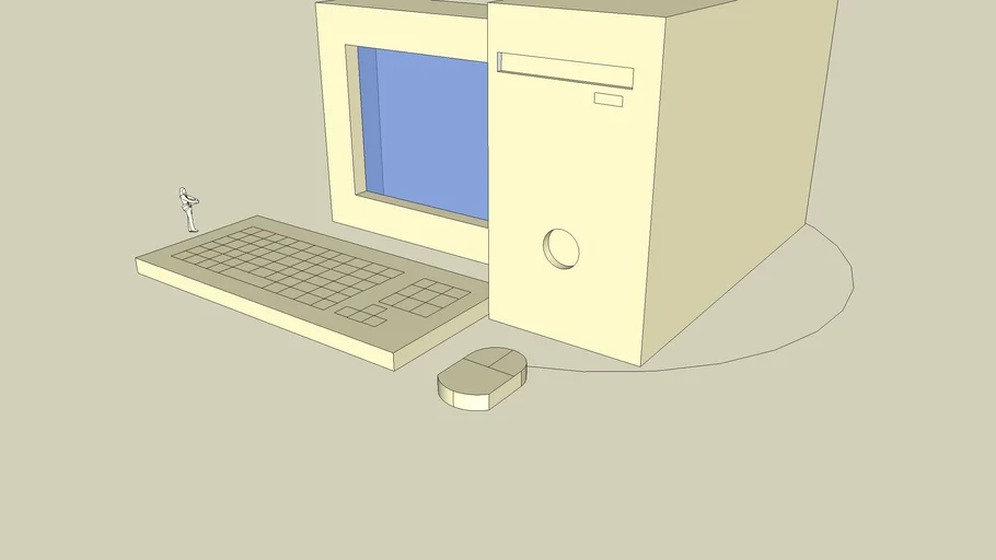 old computer | 3D Warehouse