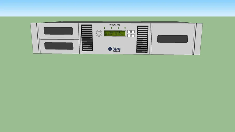 Sun StorageTek SL24 tape drive | 3D Warehouse