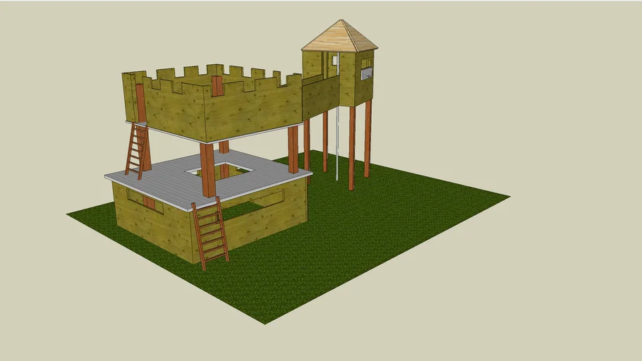 Airsoft fort 2 | 3D Warehouse