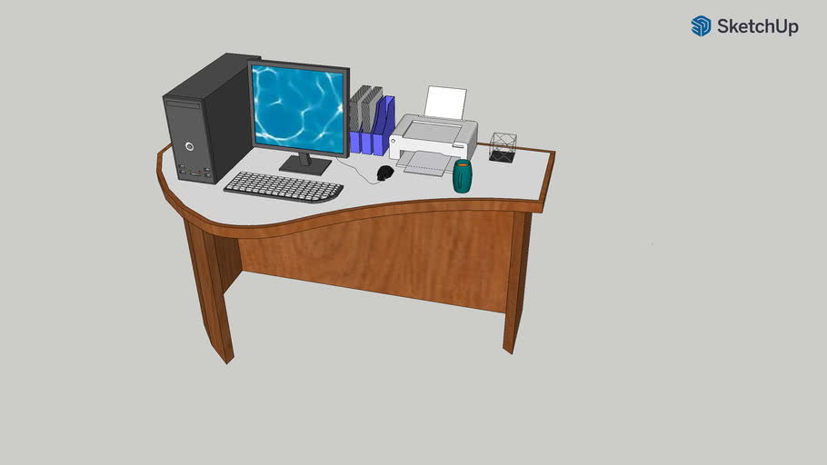 study desk | 3D Warehouse
